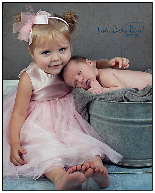 Baby Sawyer + Big Sister Bella | Hampton Roads Newborn Photographer